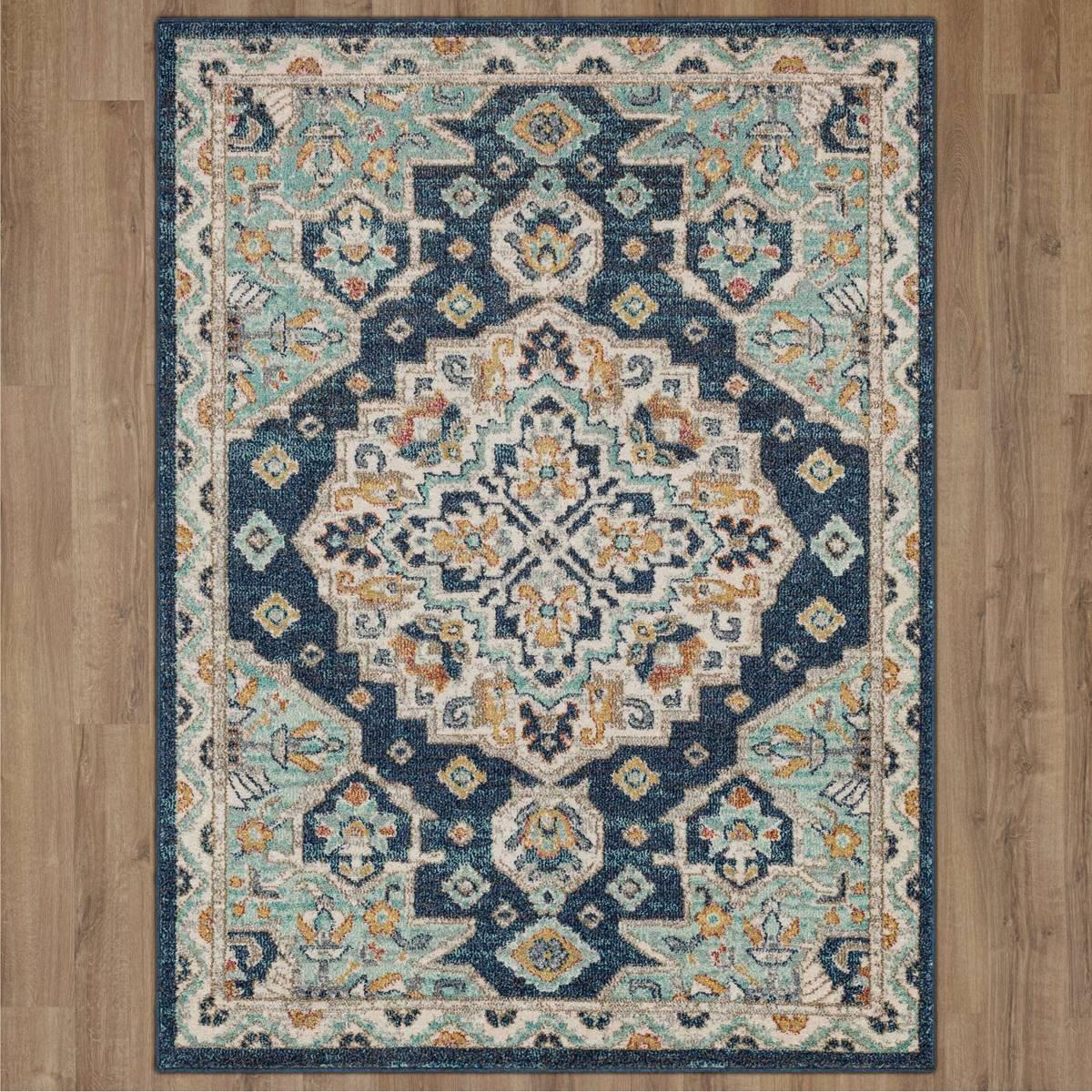 Click here for Mohawk Home Laughton Blue Accent Rug prices