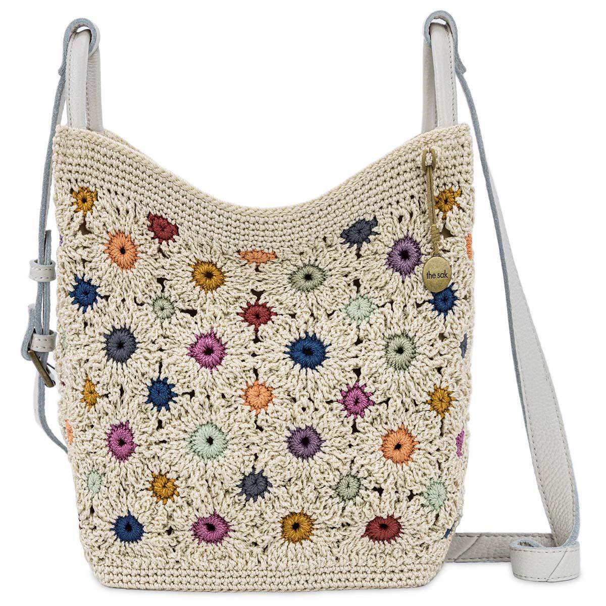Click here for The Sak Los Feliz Floral Slouchy Crochet Crossbody prices