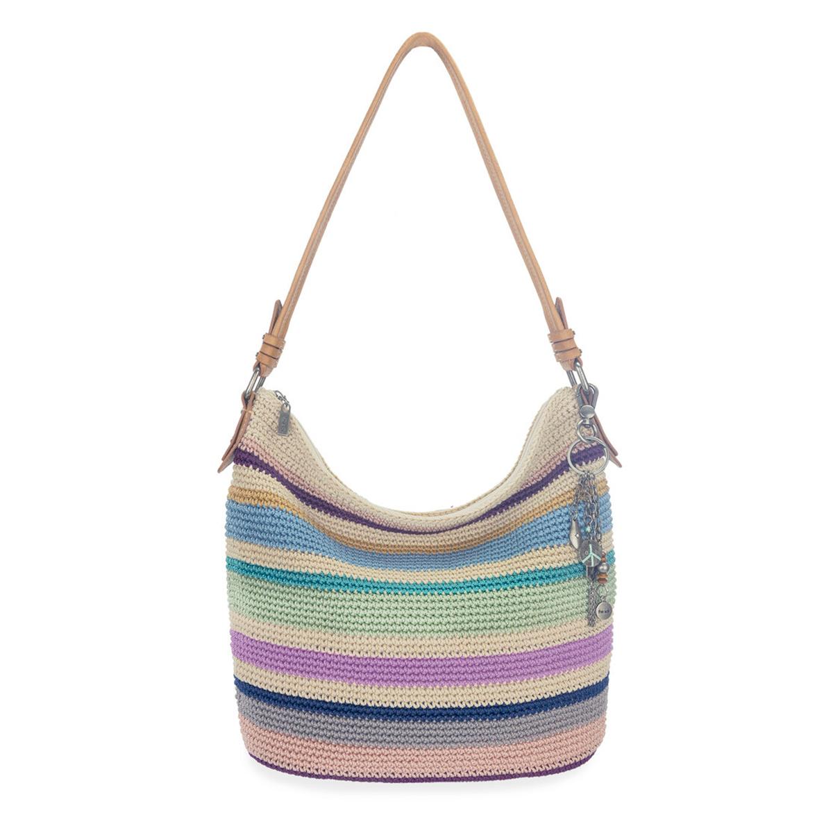Click here for The Sak Sequoia Stripe Crochet Hobo prices