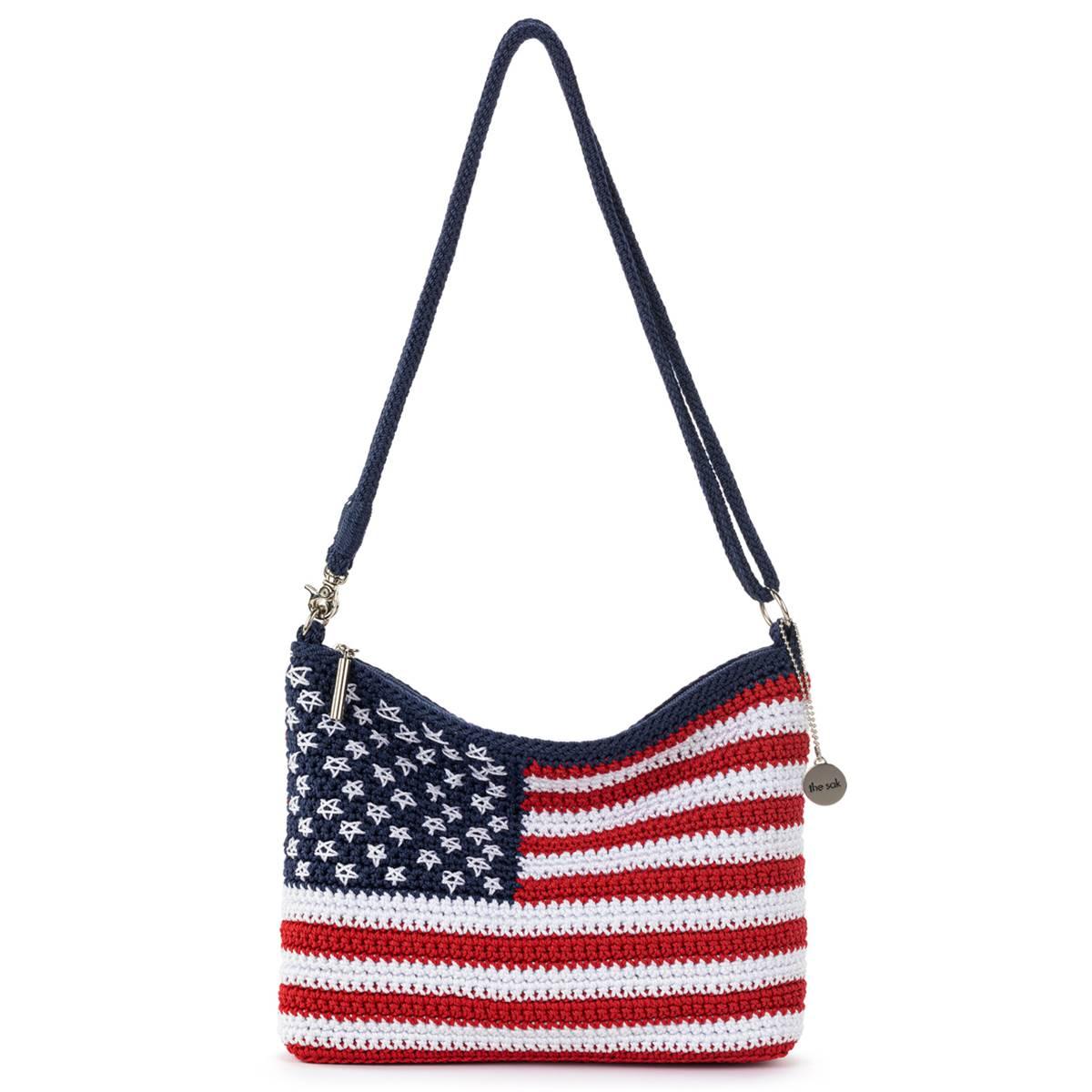 Click here for The Sak Lumi Americana Crochet Crossbody prices