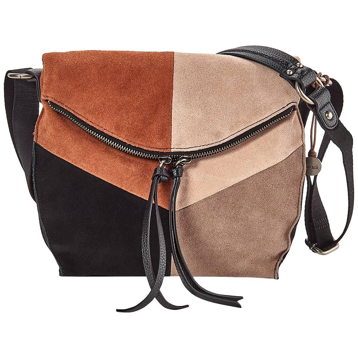 Click here for The Sak Silverlake Suede Color Block Crossbody prices