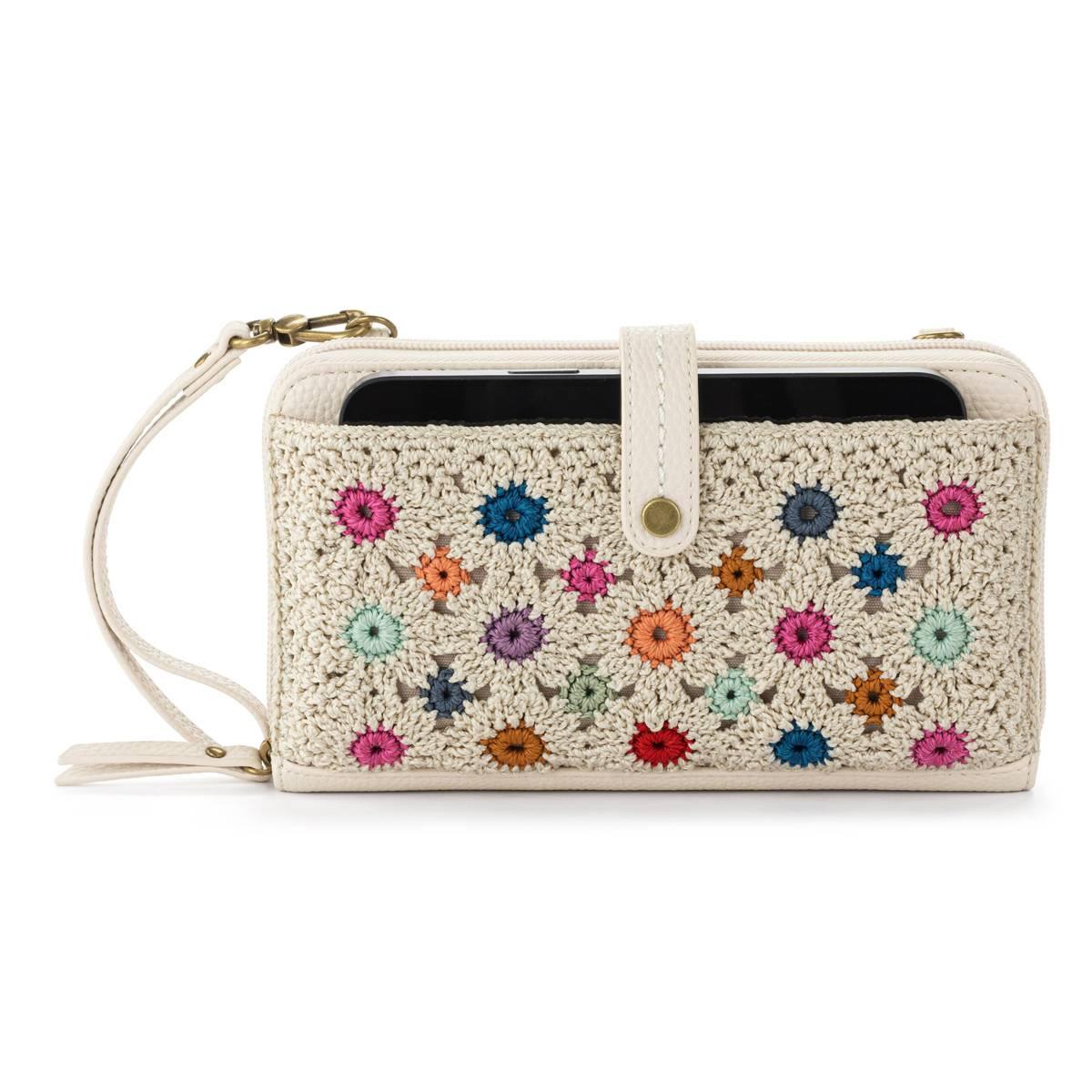 Click here for The Sak Iris Floral Large Smartphone Crossbody prices