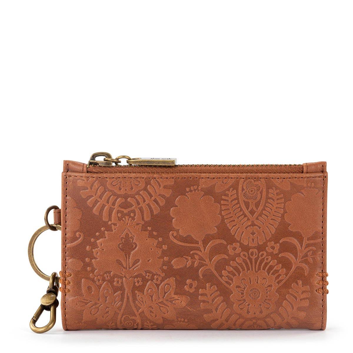 Click here for Womens The Sak Encino Card Wallet - Floral Emboss prices