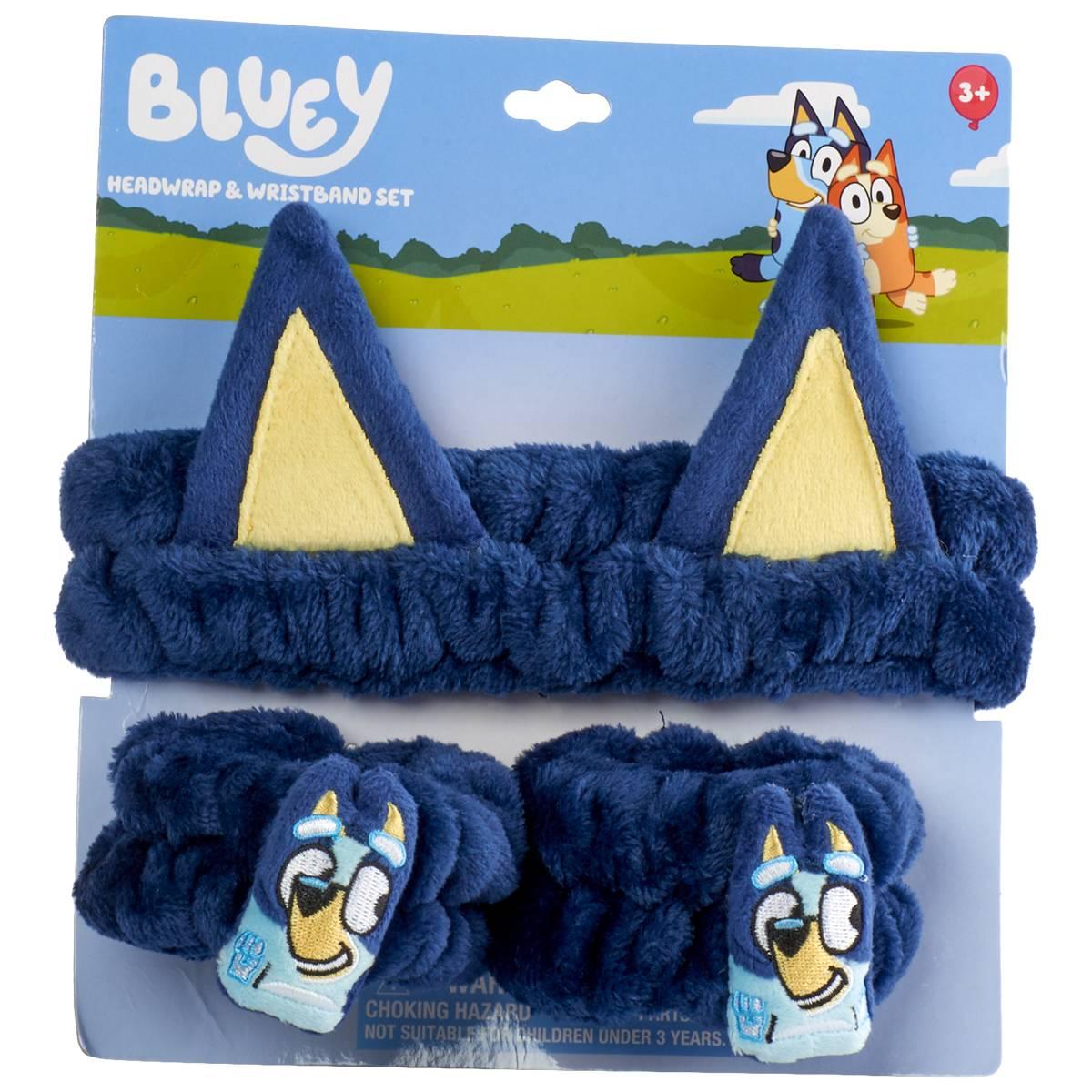 Click here for Girls Bluey Spa Headwrap & Wristbands Set prices