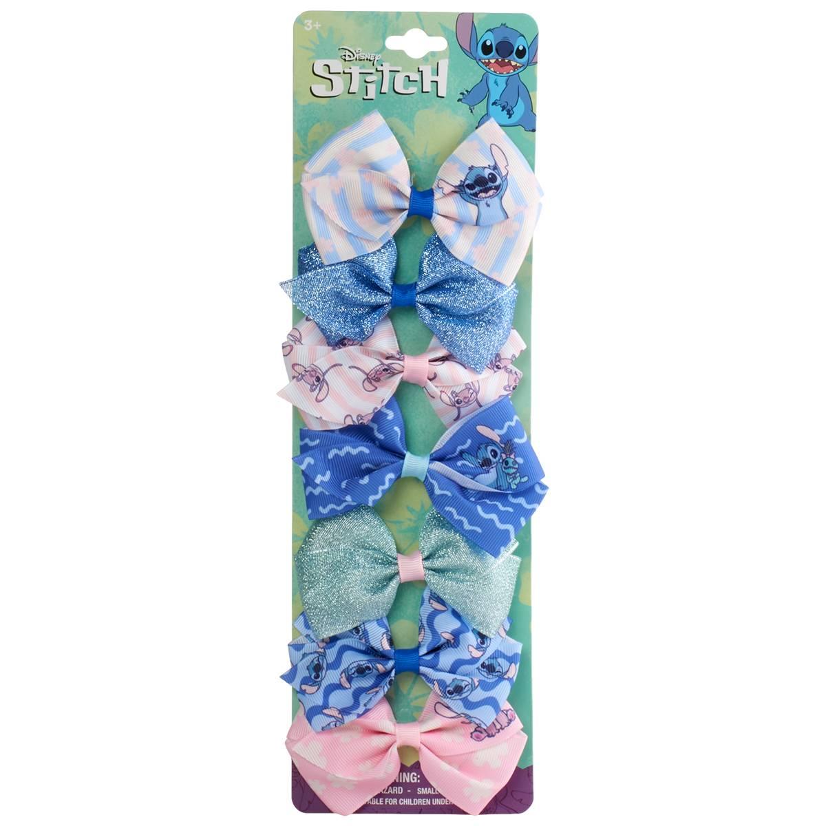 Click here for Girls Disney 7pk. Stitch Bow Hair Clips prices