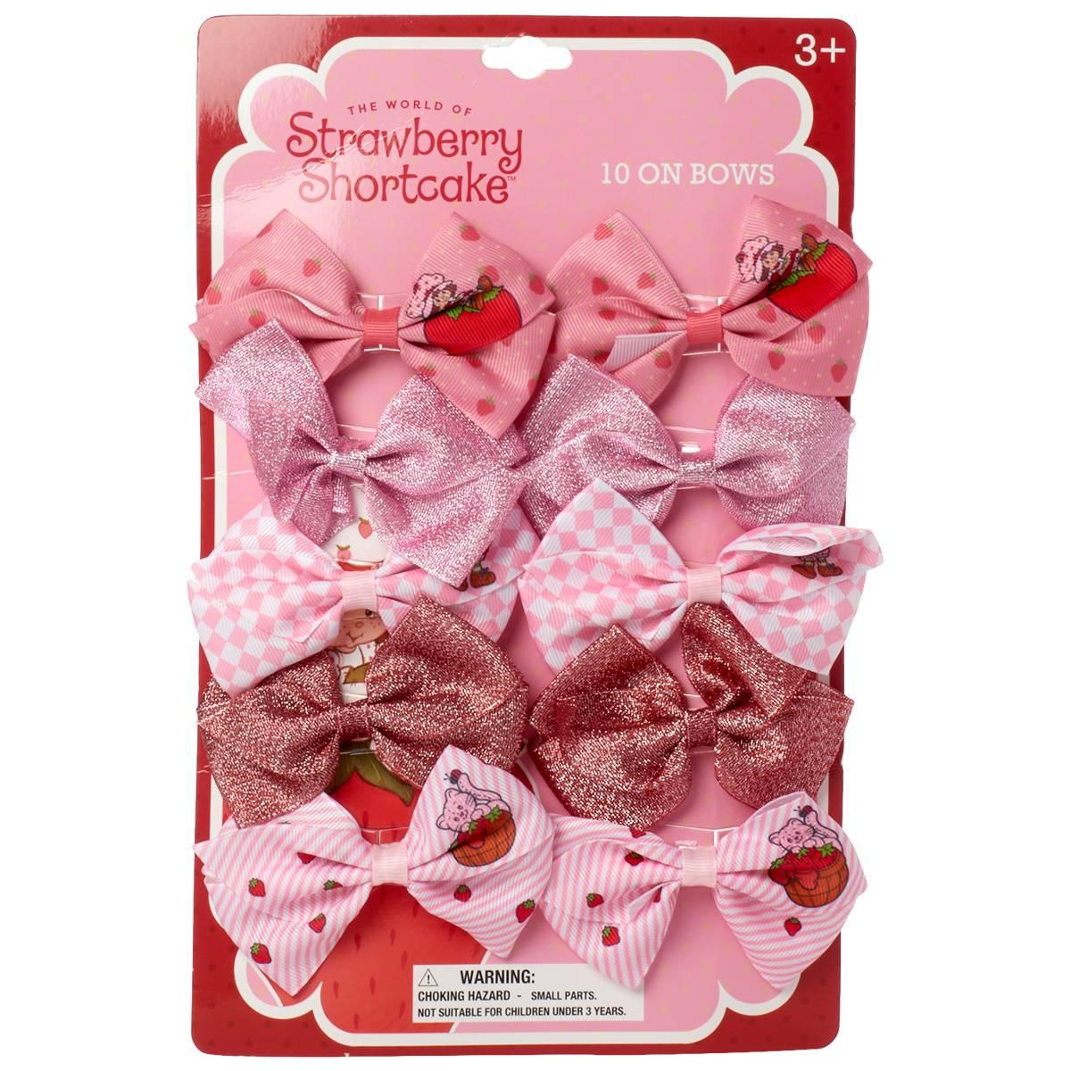 Click here for Girls Strawberry Shortcake(tm) 10pc. Bow Set prices