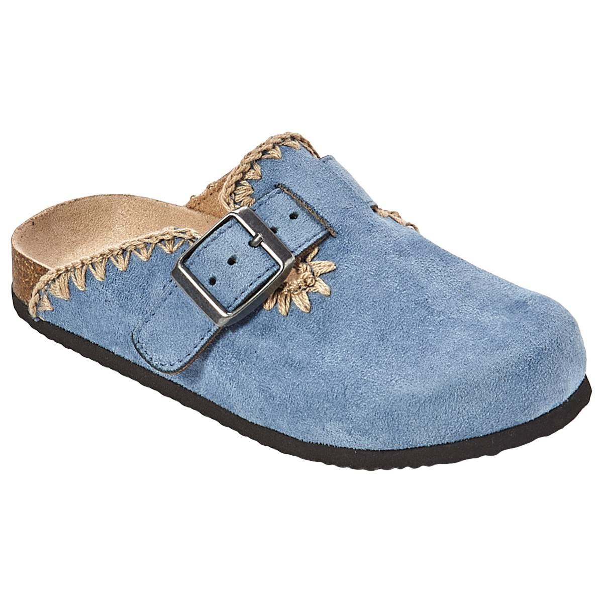Click here for Big Girls White Mountain Beetle Mules prices