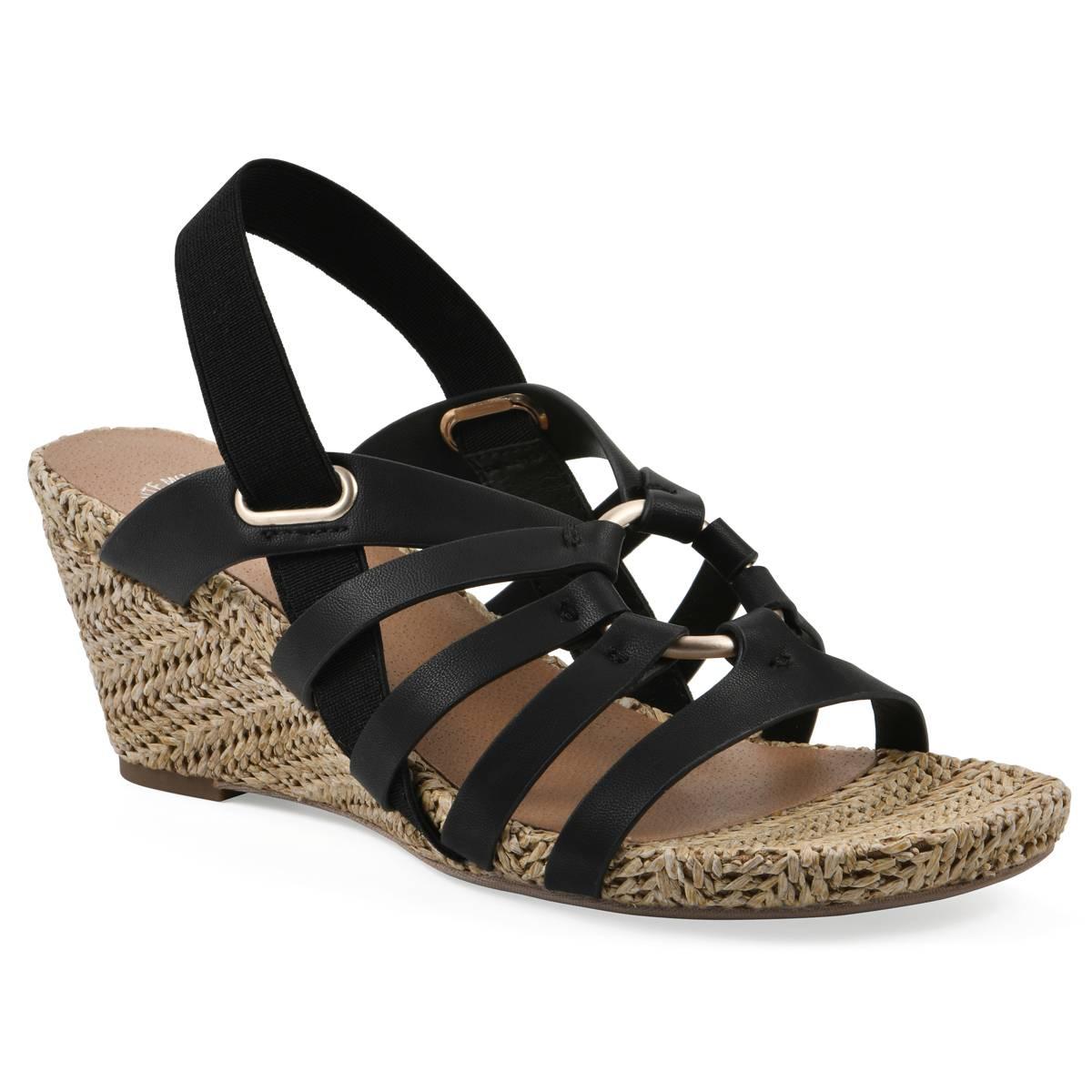 Click here for Womens White Mountain Ataps Wedge Sandals prices