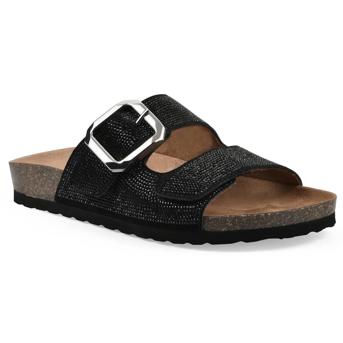Womens White Mountain Granitas Footbed Sandals