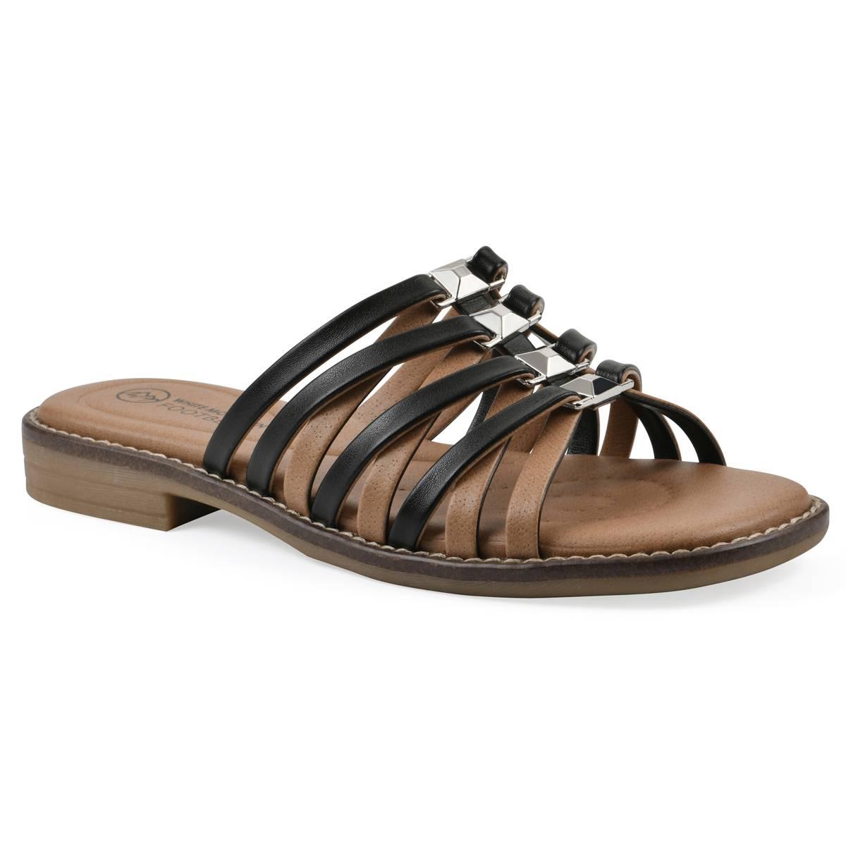 Click here for Womens White Mountain Mazy Slide Sandals prices