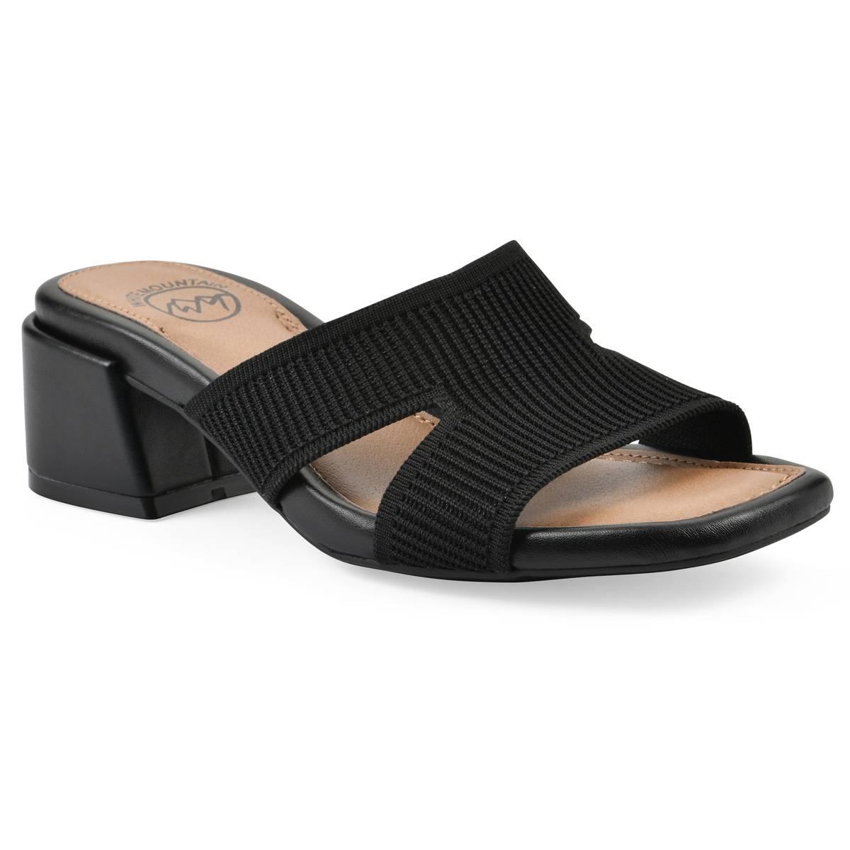 Click here for Womens White Mountain Milled Block Heel Sandals prices