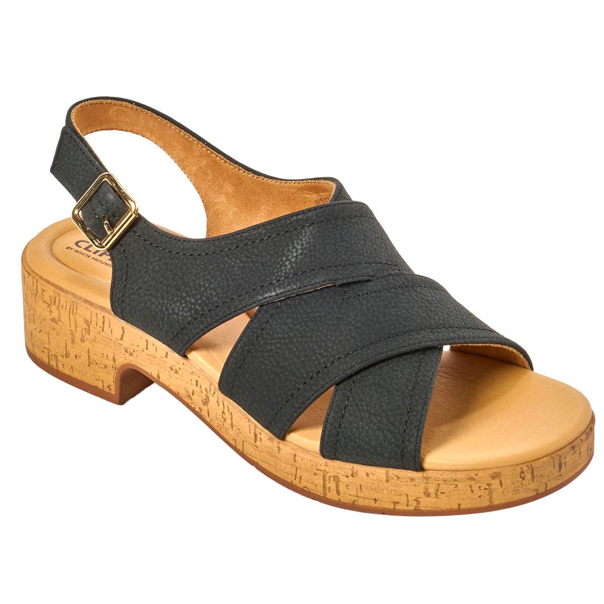 Click here for Womens Cliff by White Mountain Finlee Block Heel S... prices