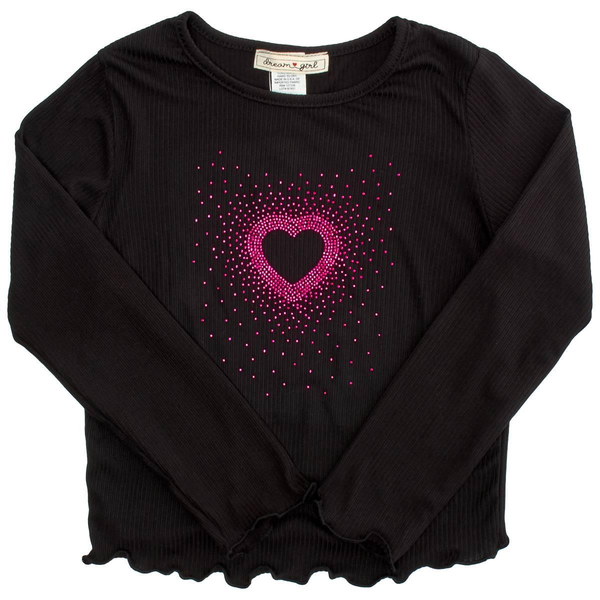 Click here for Girls (7-12) Dream Girl Long Sleeve Rhinestone Hea... prices