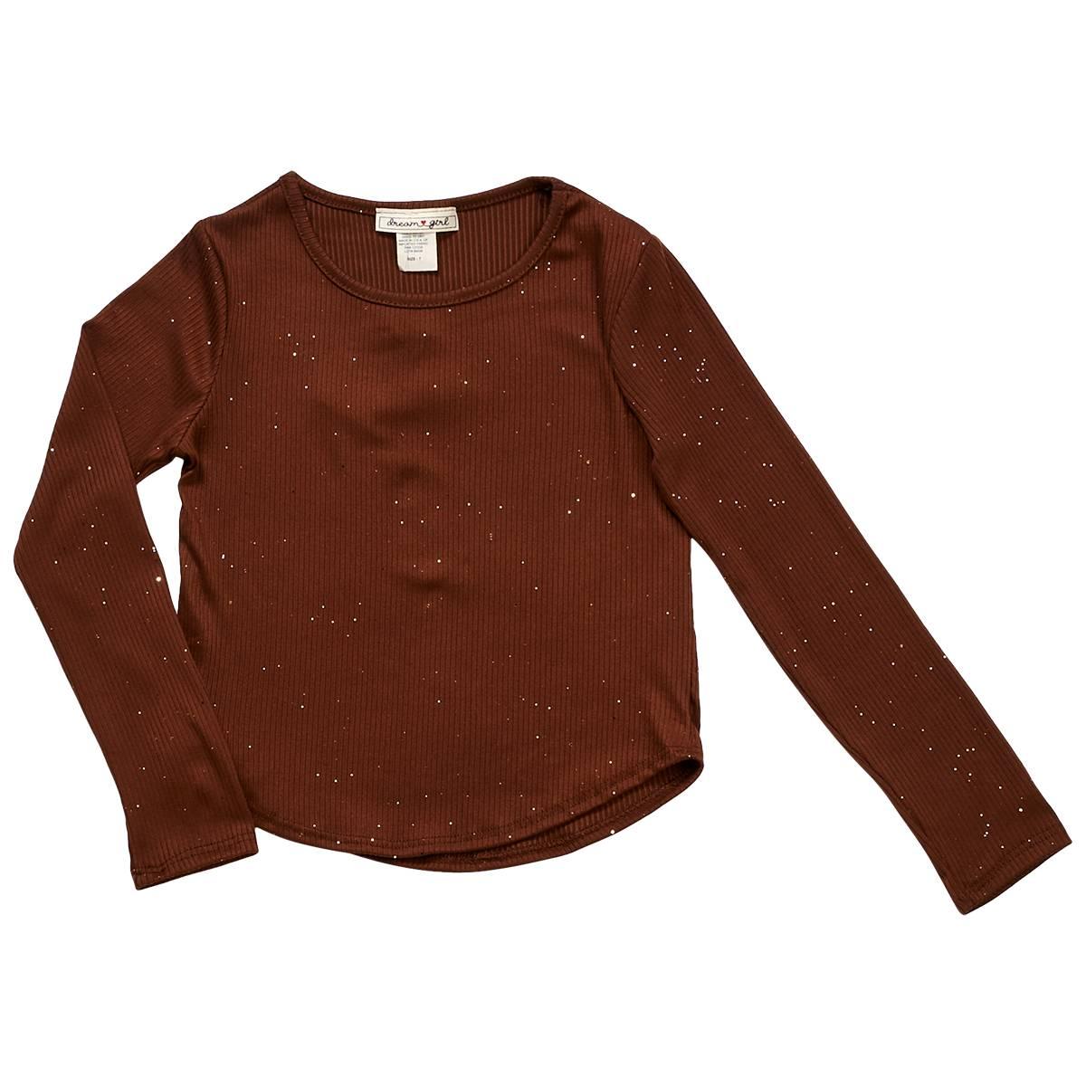 Click here for Girls (7-12) Dream Girl Long Sleeve Solid Glitter... prices
