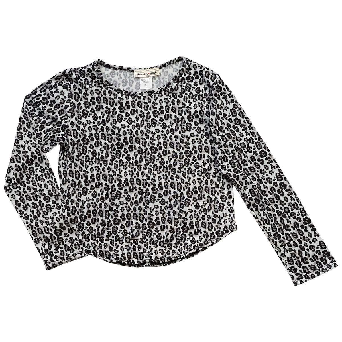 Click here for Girls (7-12) Dream Girl Long Sleeve Leopard Tee prices