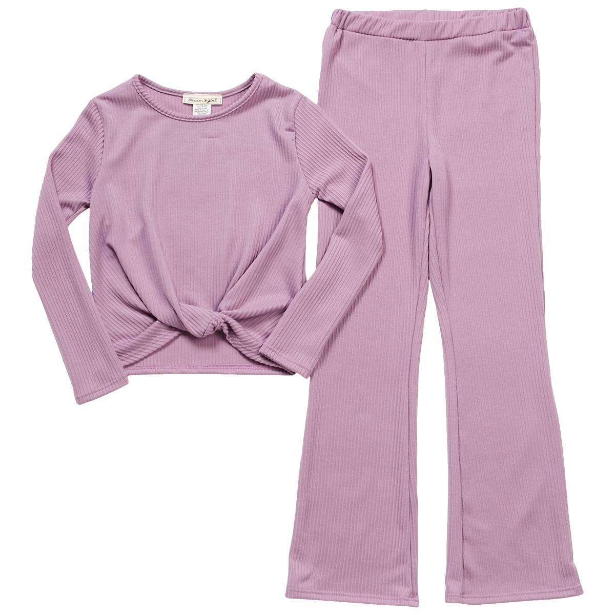 Click here for Girls (7-12) Dream Girl Twist Front Top & Flare Le... prices