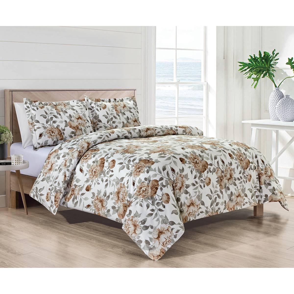 Click here for Bibb Home 1800 Series Wildflower 3pc. Duvet Cover... prices