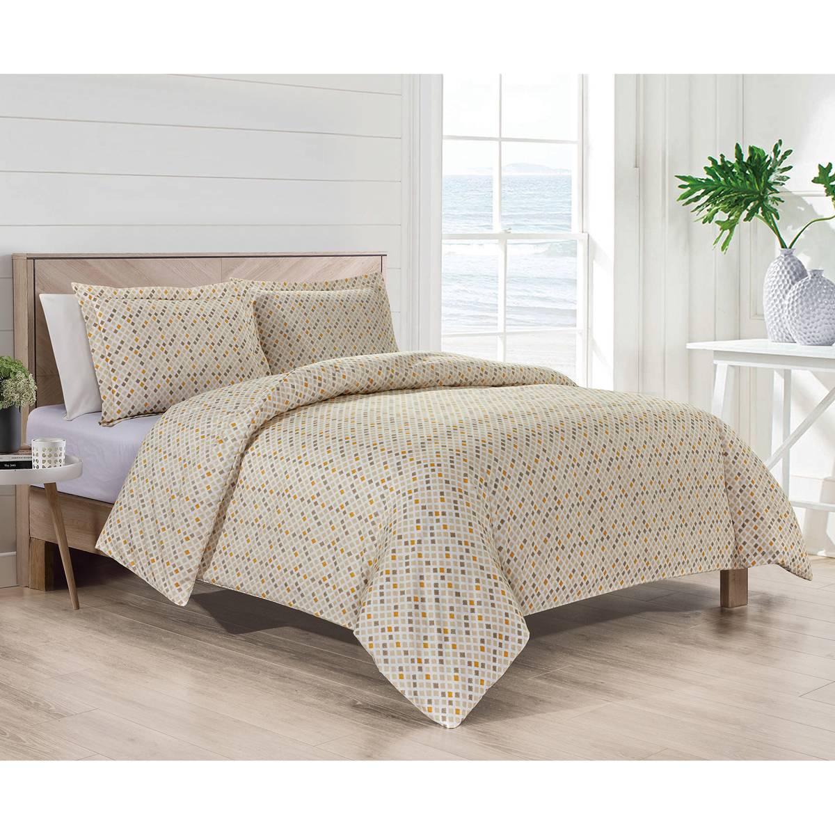 Click here for Bibb Home Melange 4pc. Duvet & Down Alternative Co... prices