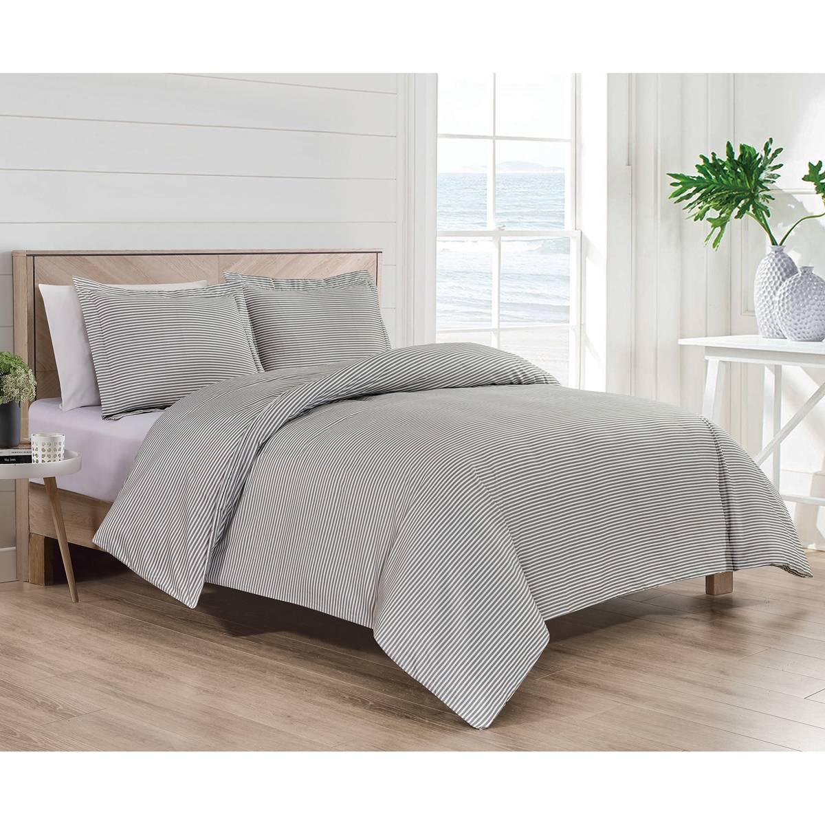 Click here for Bibb Home Oxford 4pc. Duvet & Down Alternative Com... prices