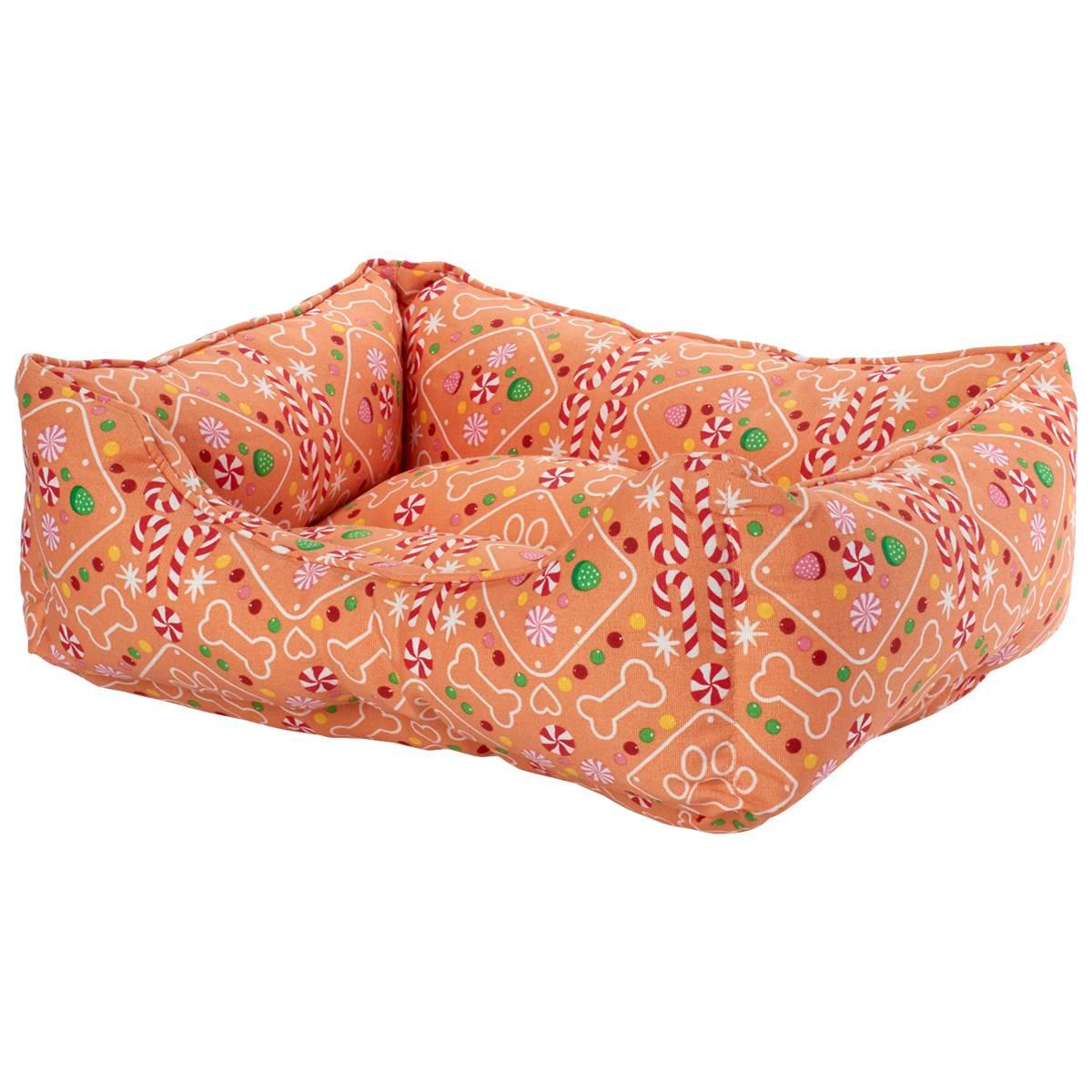 Click here for Hound Home Gingerbread Paws Cuddler Pet Bed prices