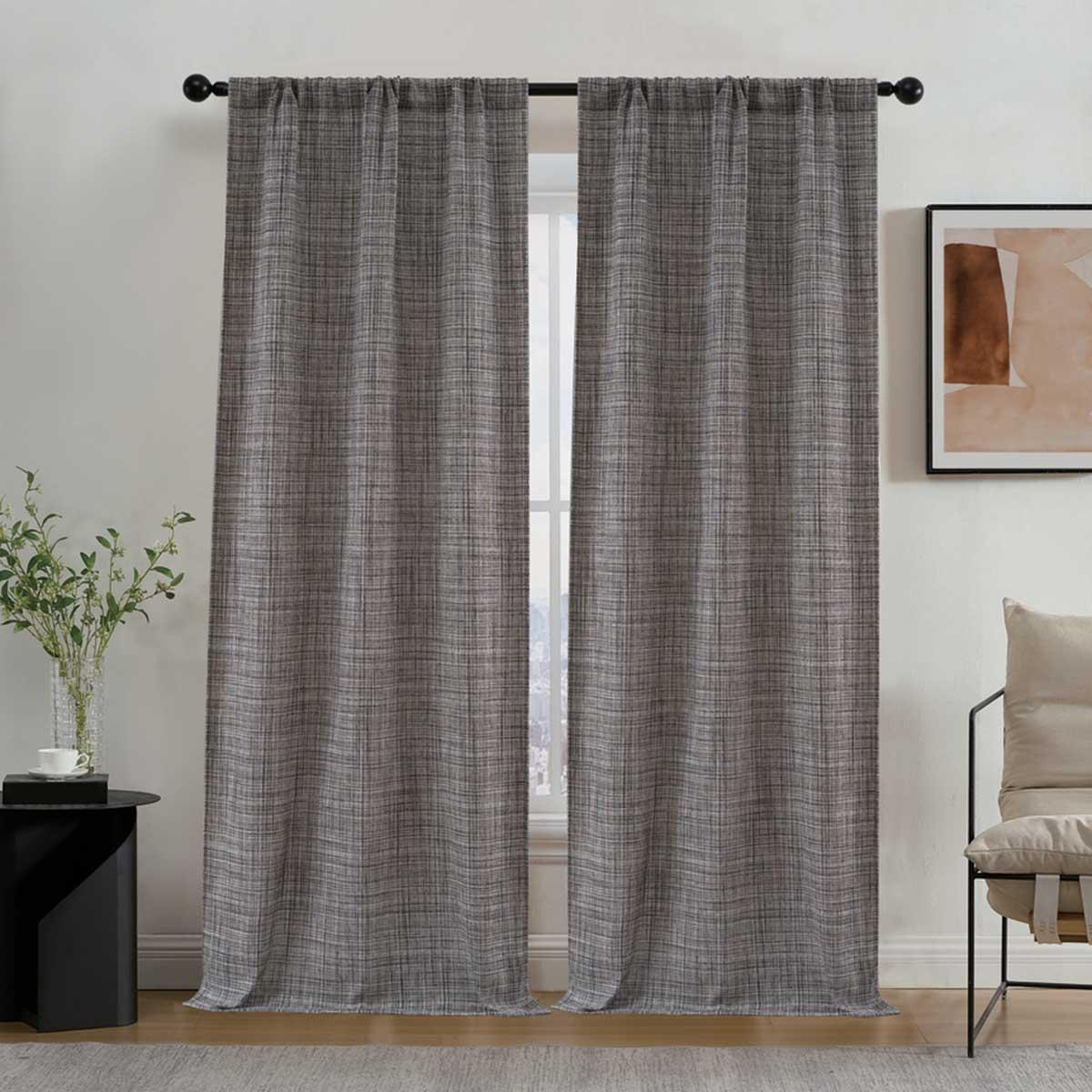 Click here for Anne Klein Dearborn Tweed Rod Pocket prices