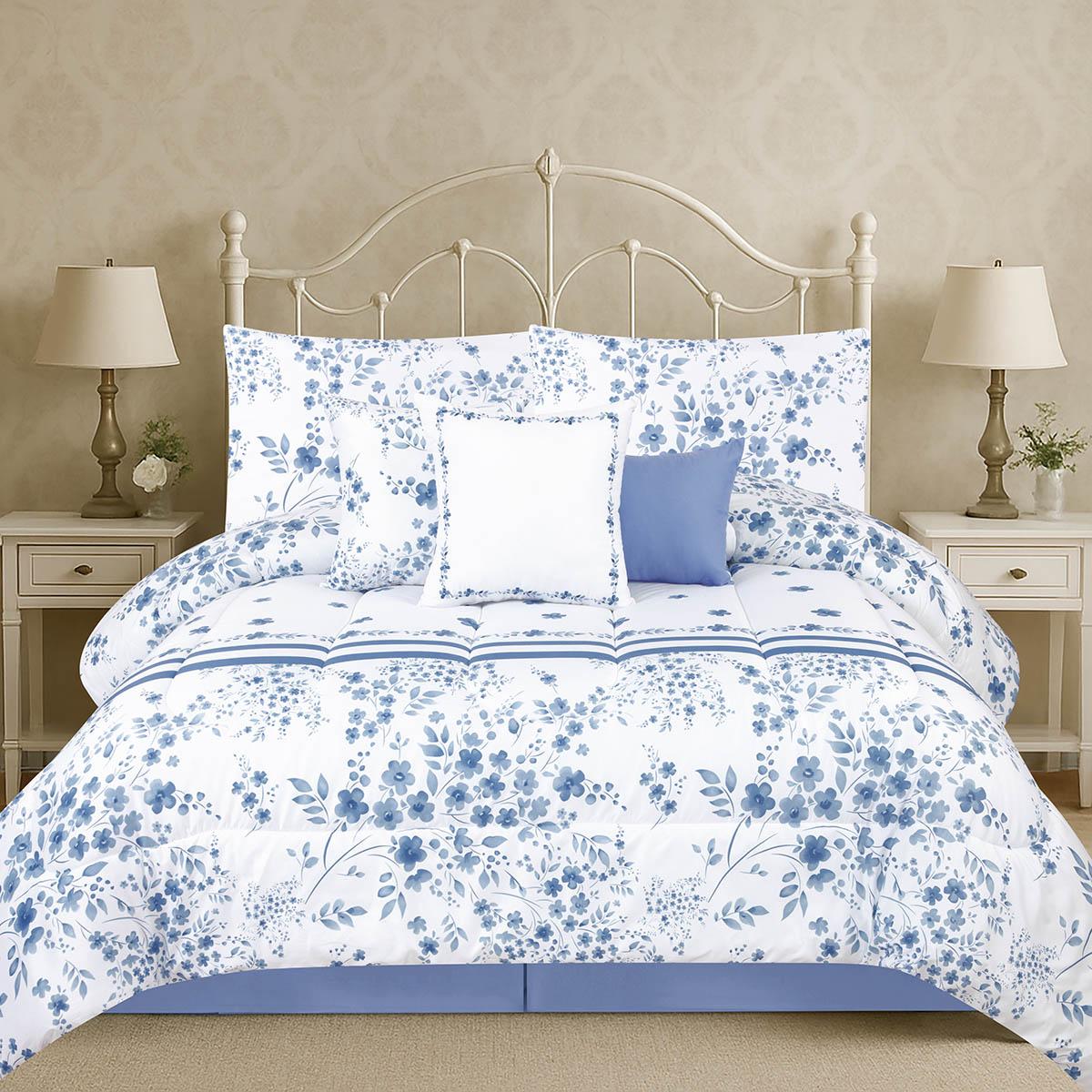Click here for Ashley Cooper Lydia Blossoms 7 Pc Comforter Set prices
