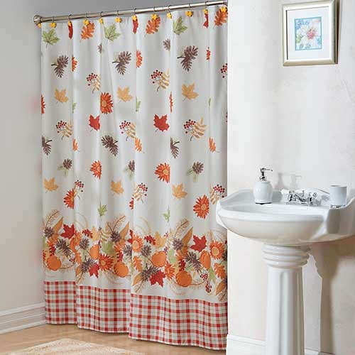 Click here for Harvest Garland 13pc. Shower Curtain Set prices