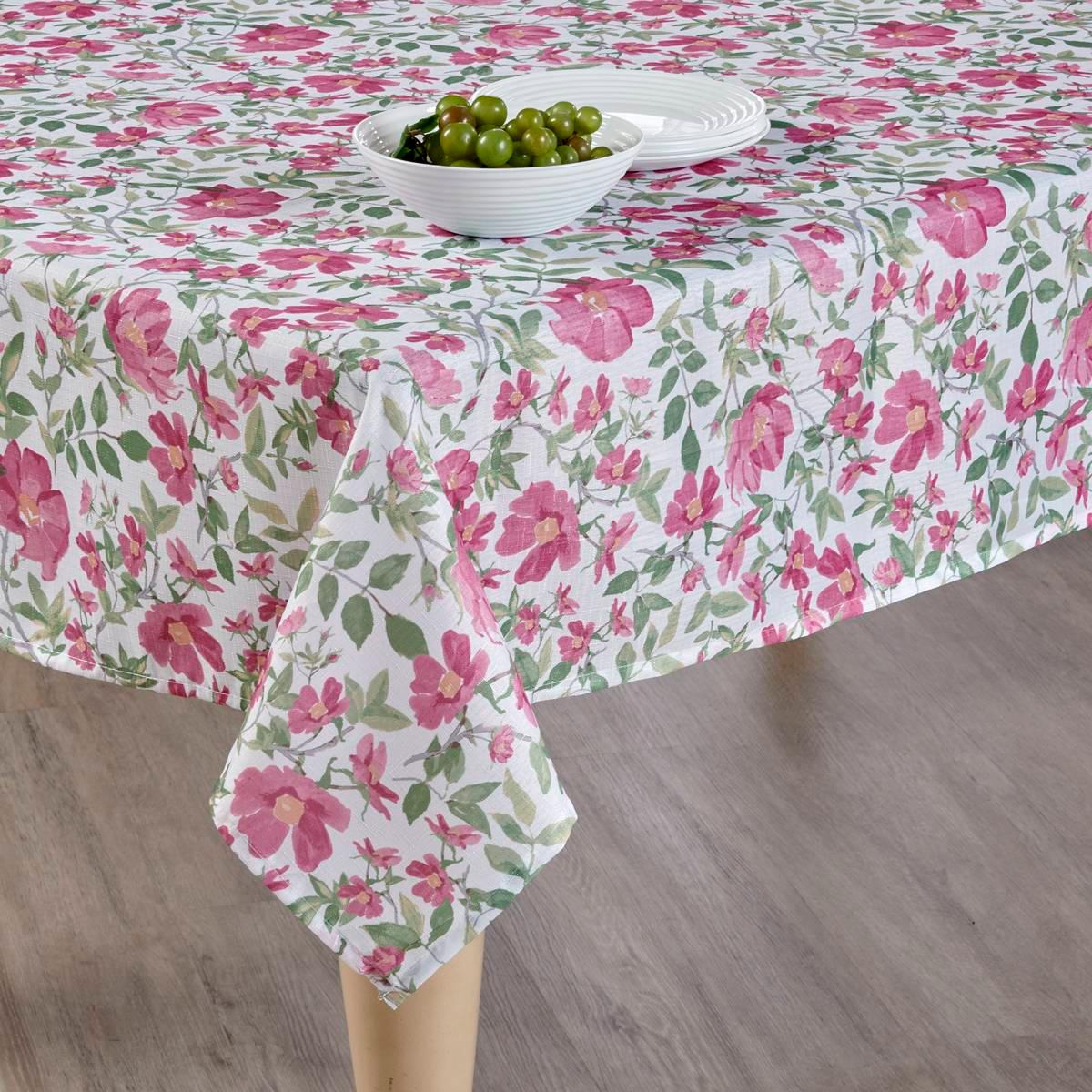 Click here for Laura Ashley(R) Wild Rose Print Tablecloth prices