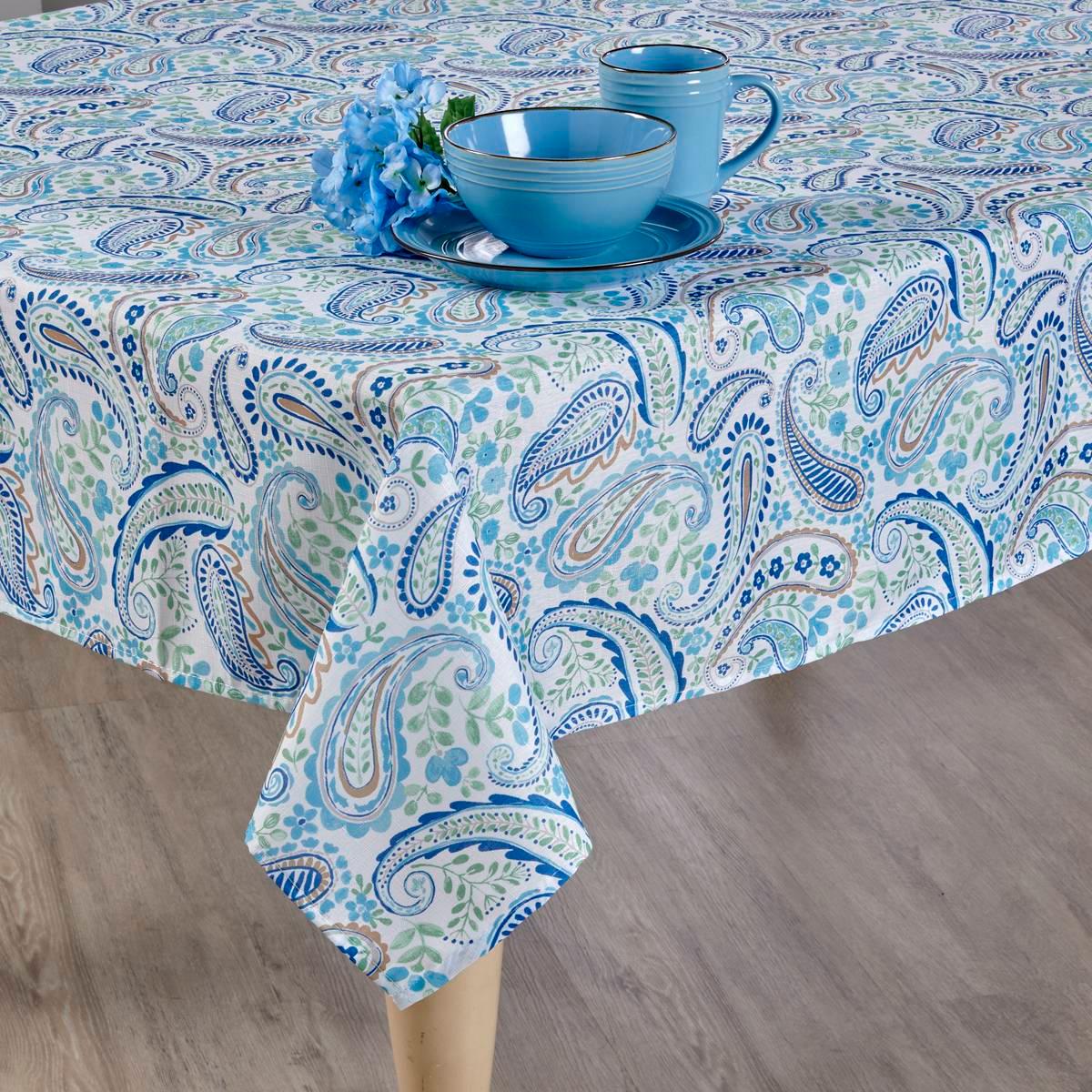 Click here for Painted Paisley Print Tablecloth prices