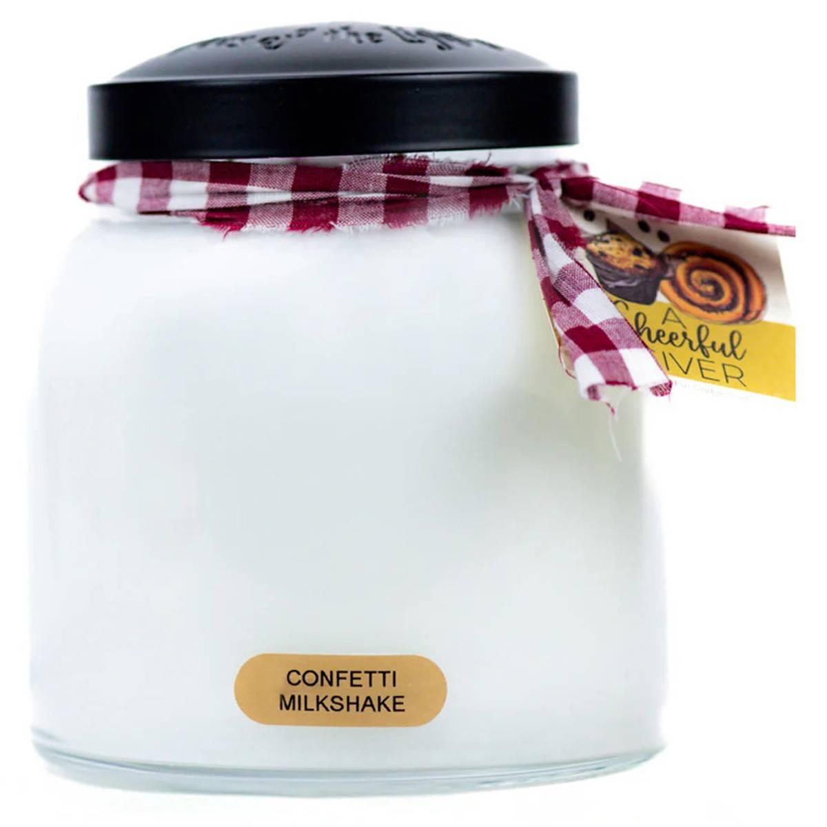 Click here for A Cheerful Giver Confetti Milkshake Jar Candle prices