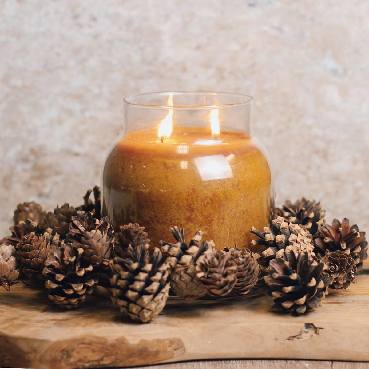 Click here for A Cheerful Giver(R) Seasonal Pinecones Candle Ring prices