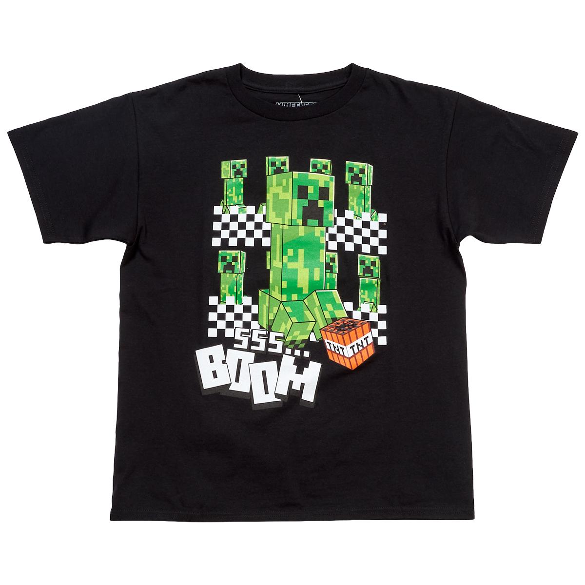 Click here for Boys (8-20) Minecraft Boom Creepers Short Sleeve T... prices