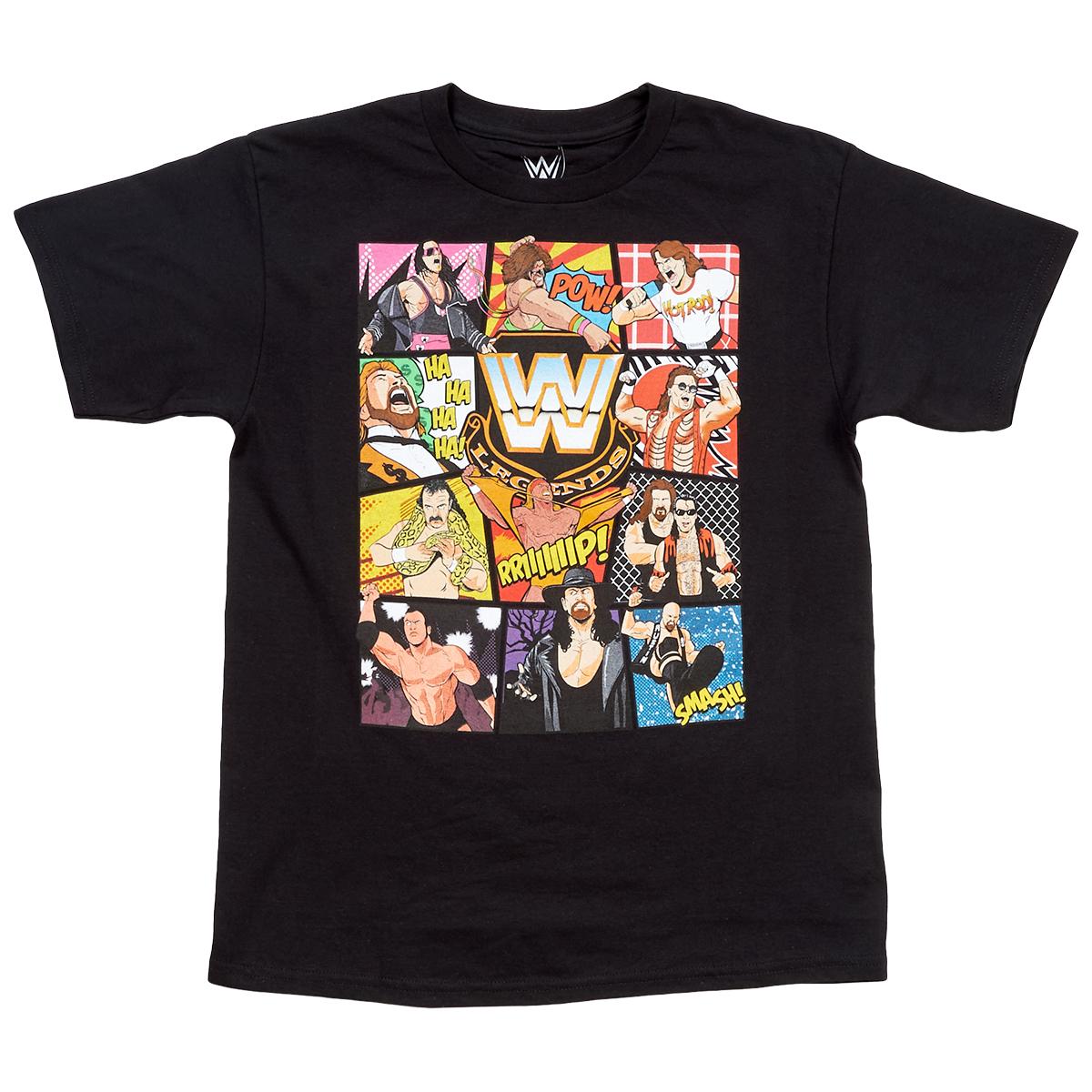 Click here for Boys (8-20) WWE(R) Legends Short Sleeve Tee - Blac... prices