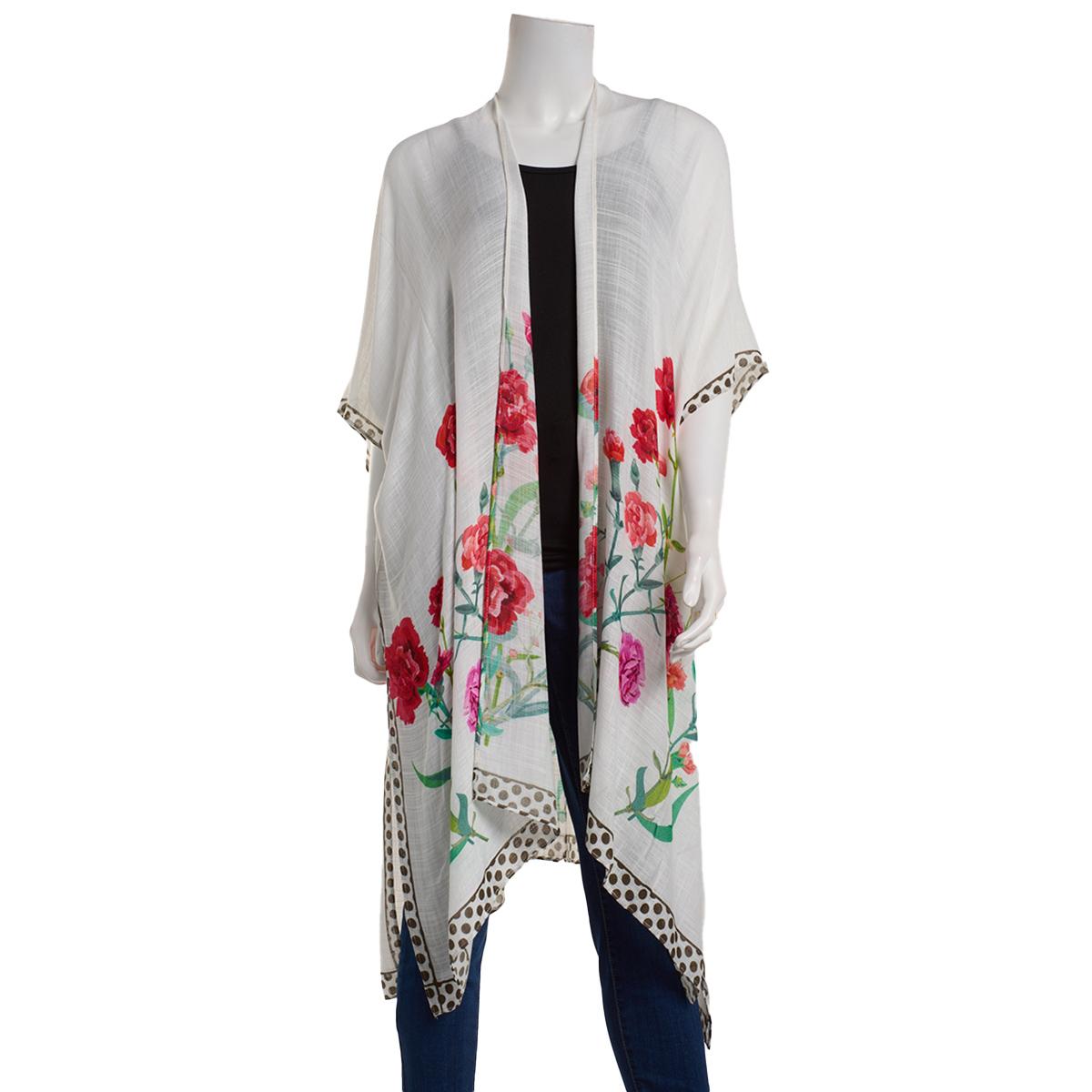 Click here for Womens Modena Lightweight Multi Floral Kimono prices