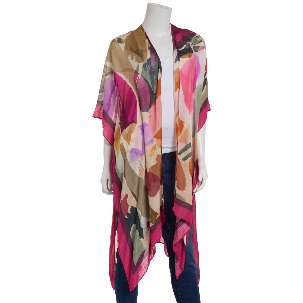 Click here for Womens Modena Soft Abstract Kimono prices