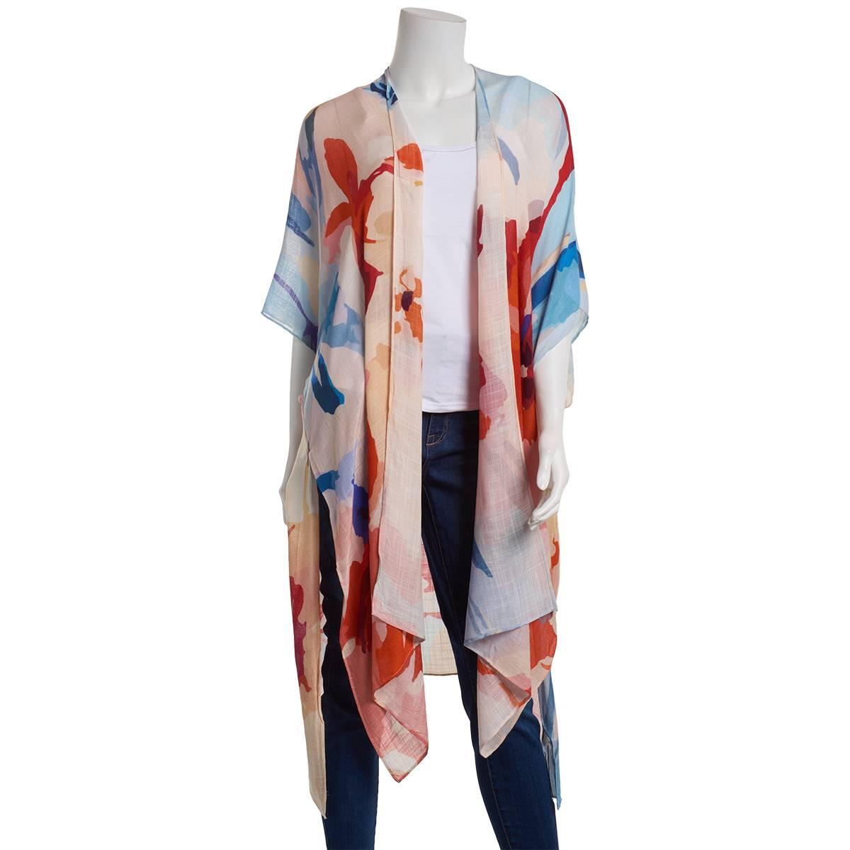 Click here for Womens Modena Muted Floral Kimono prices