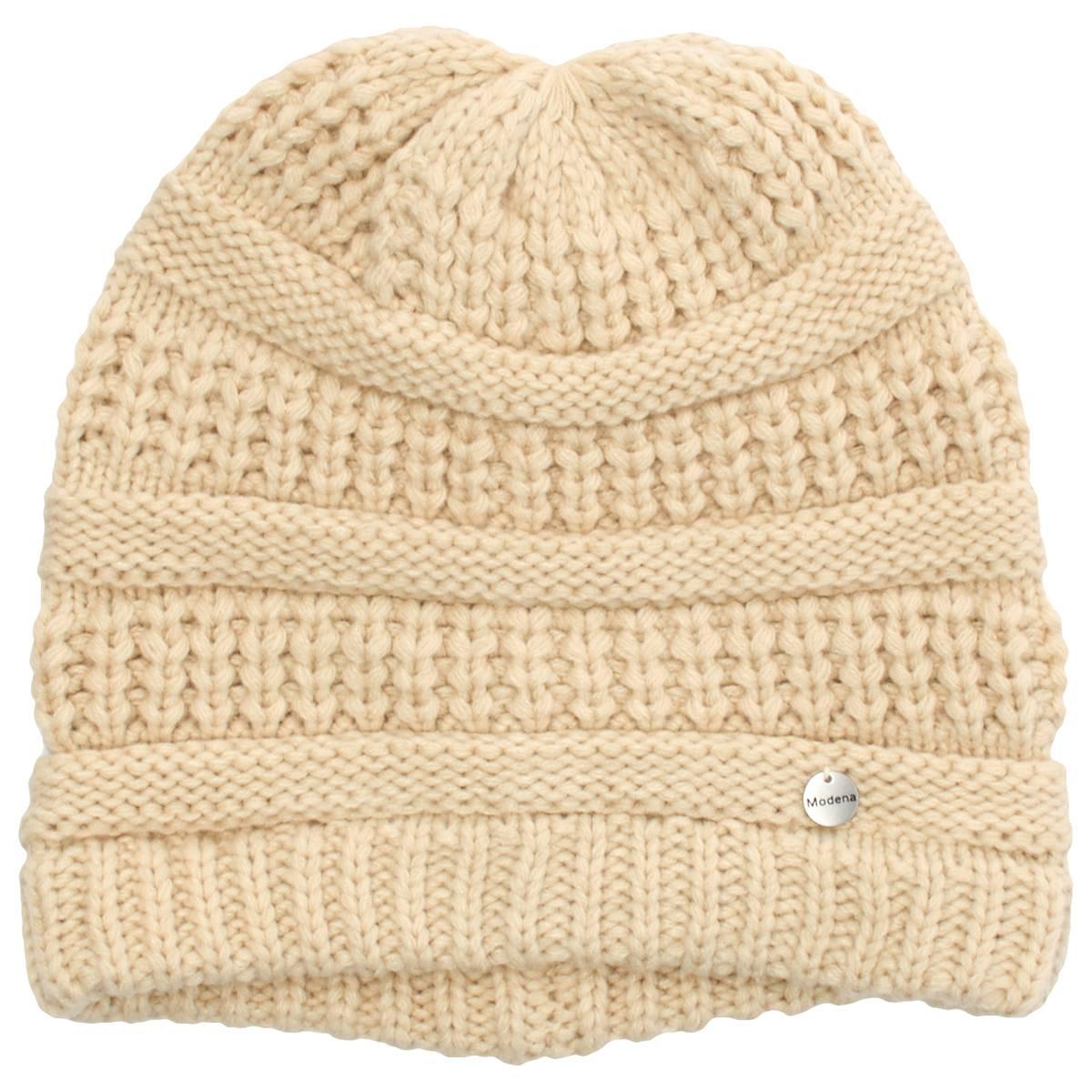 Click here for Womens Modena Horizontal Knit Mixed Hat prices