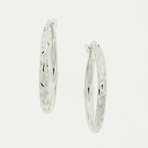 Click here for Sterling Silver Polished Hoop Earrings prices