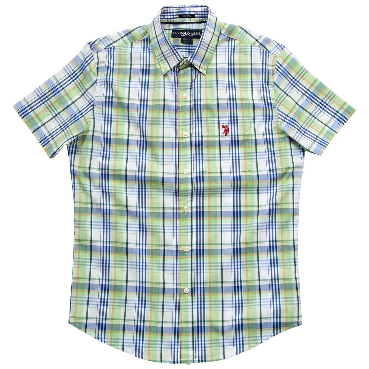 Click here for Mens U.S. Polo Assn.(R) Plaid Woven Button Down Sh... prices