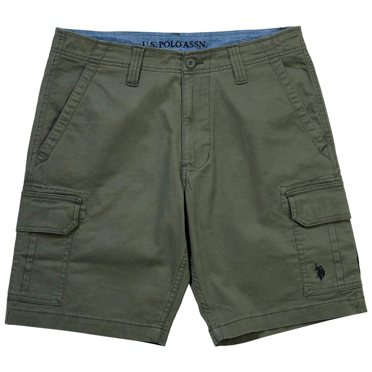 Click here for Mens U.S. Polo Assn.(R) Solid Twill Cargo Shorts prices