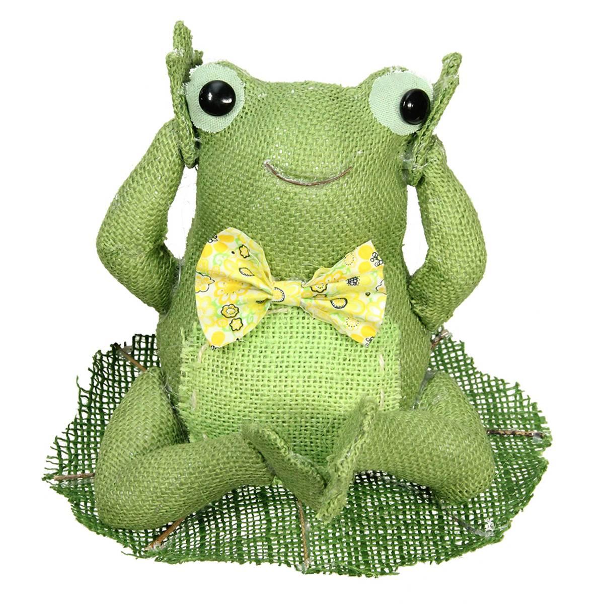Click here for Northlight Seasonal Sitting & Smiling Frog with Bo... prices