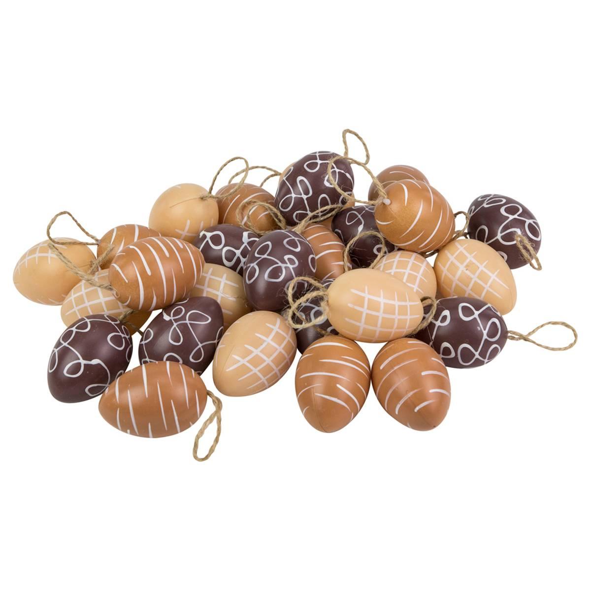 Click here for Northlight Seasonal 27ct. Brown & Beige Easter Egg... prices