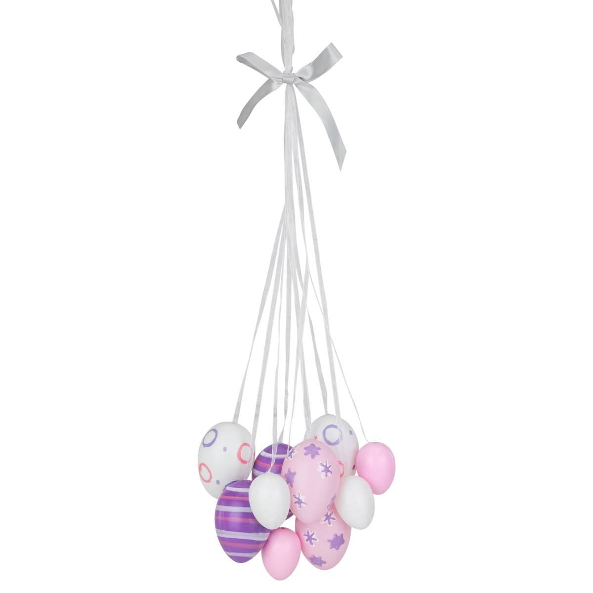 Click here for Northlight Seasonal 15in. Easter Egg Cluster Hangi... prices
