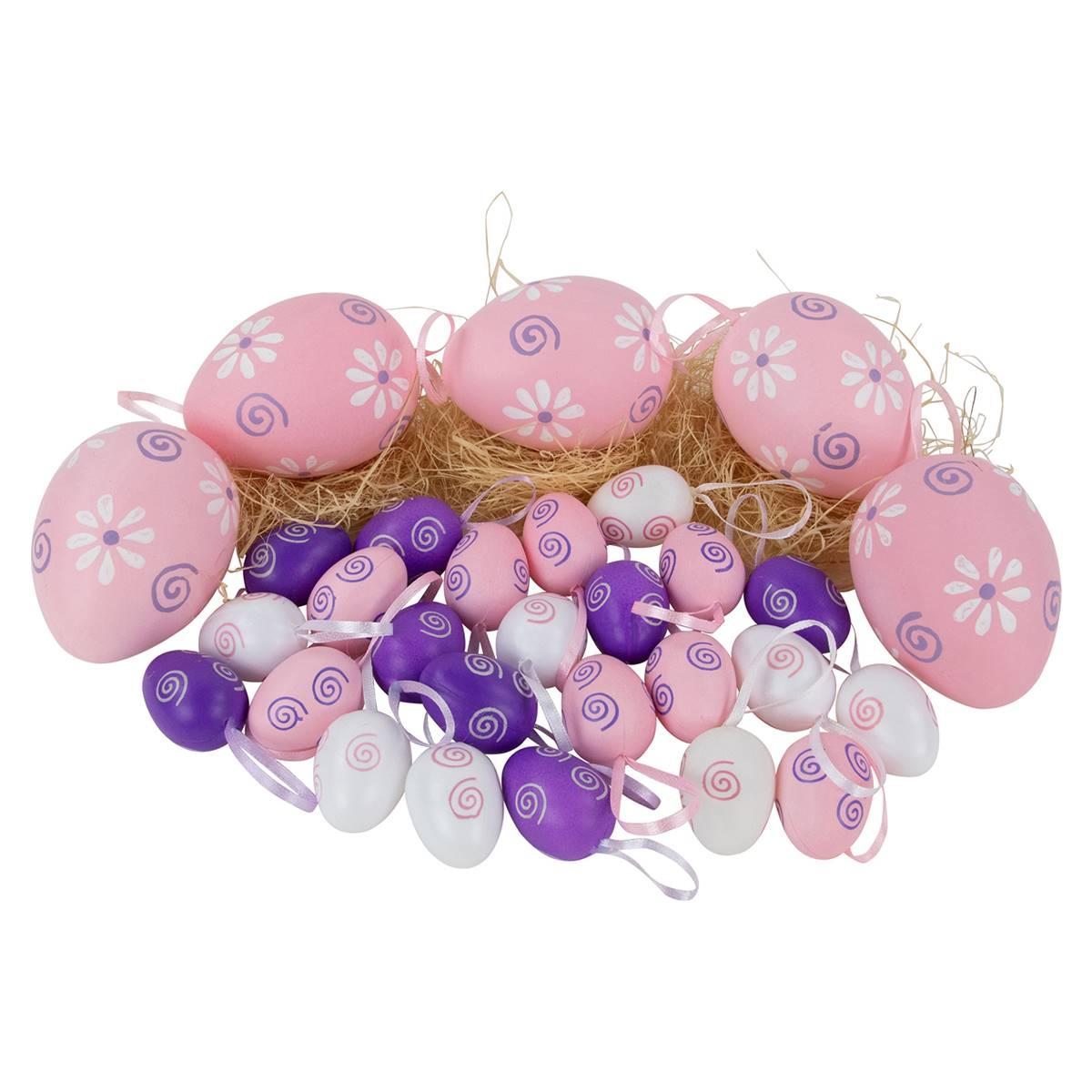 Click here for Northlight Seasonal 29ct. Pastel Easter Egg Orname... prices