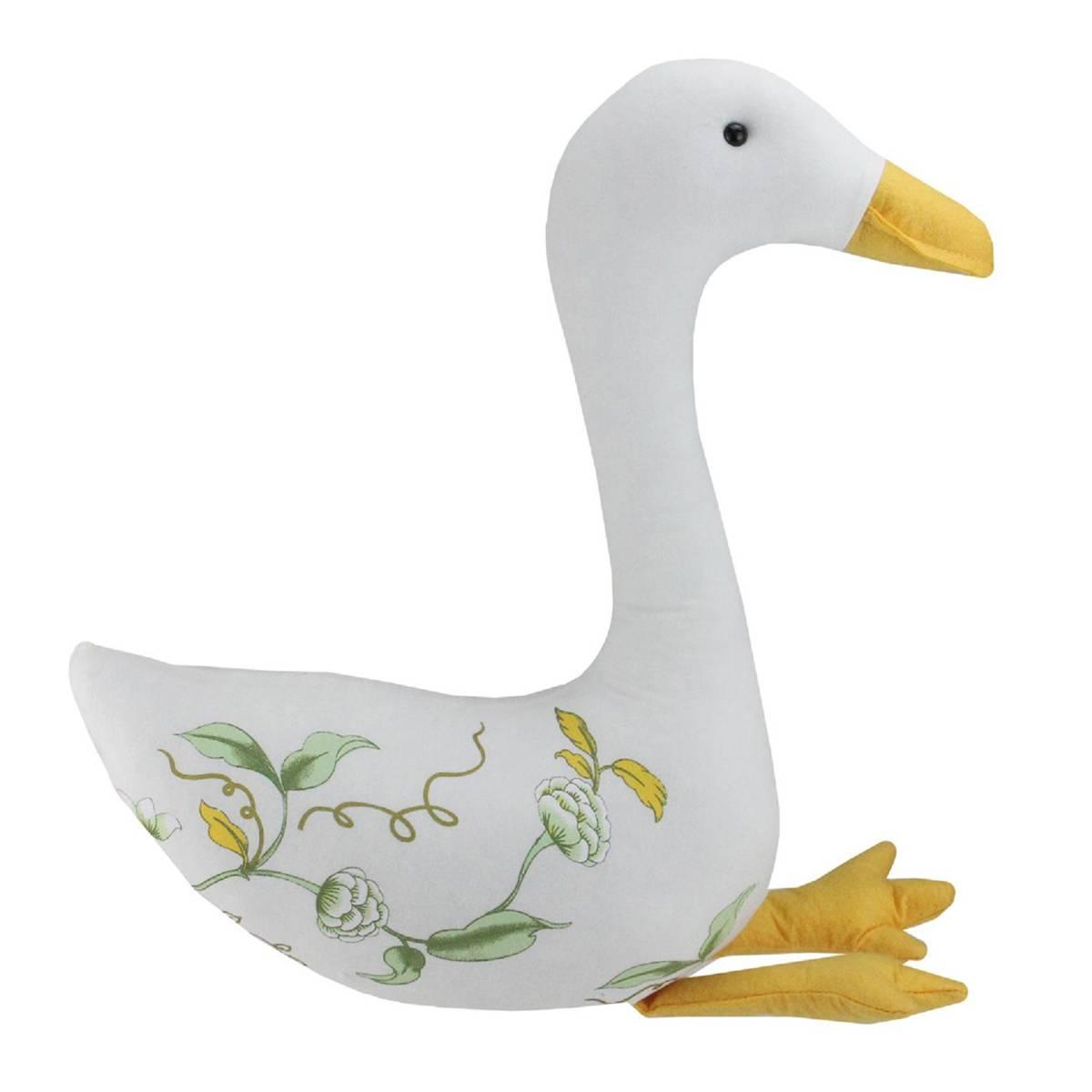 Click here for Northlight Seasonal Plush Floral Goose Figurine prices
