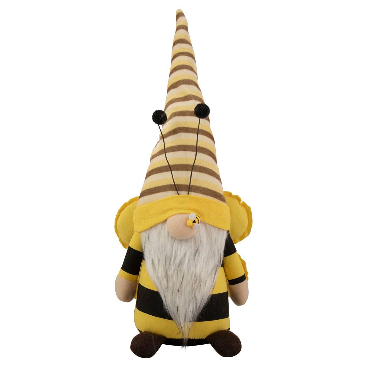 Northlight Black And Yellow Bumblebee Boy Gnome  One Size  Yellow