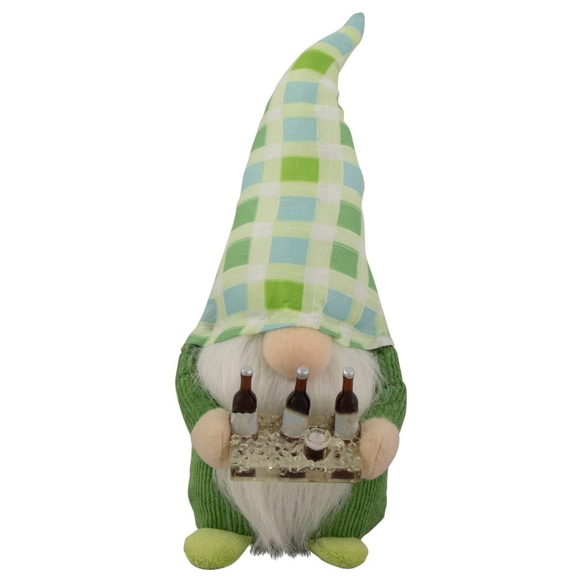 Click here for Northlight Seasonal Green & Blue Plaid Boy Gnome F... prices