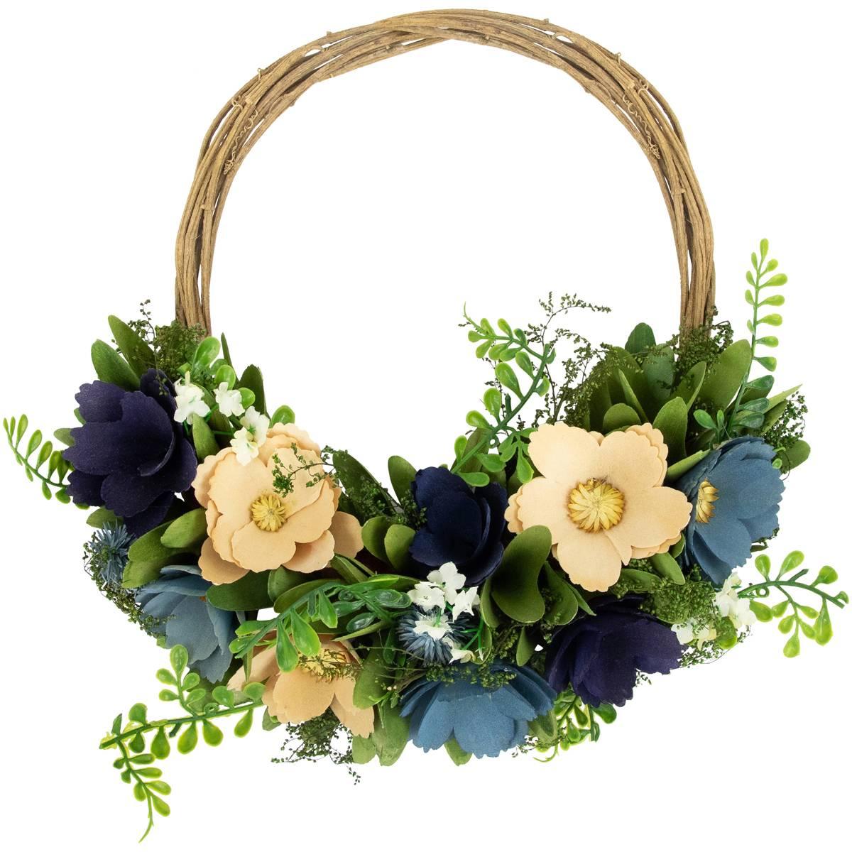 Click here for Northlight Seasonal Poppy Wooden Spring Half Wreat... prices