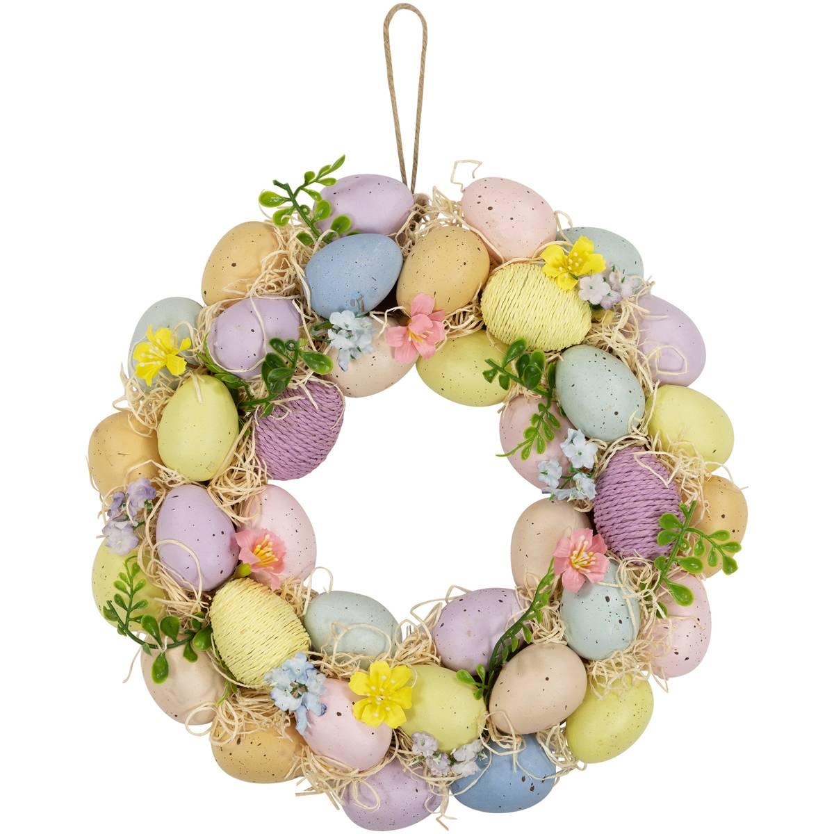 Click here for Northlight Seasonal Floral & Easter Egg Wreath prices