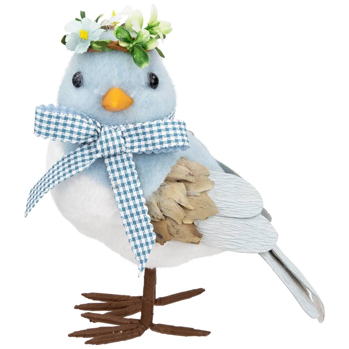Click here for Northlight Seasonal Plush Bluebird w/ Gingham Bow... prices
